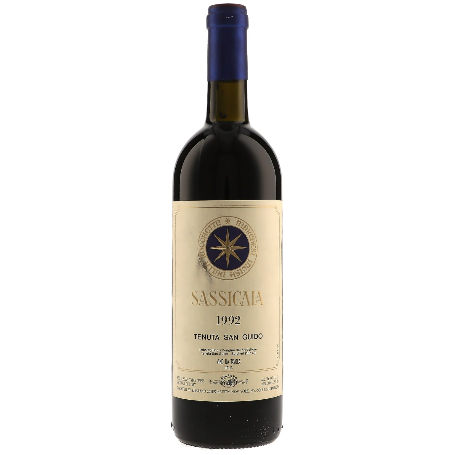 1992 Sassicaia, Tenuta San Guido – Thatcher's Wine