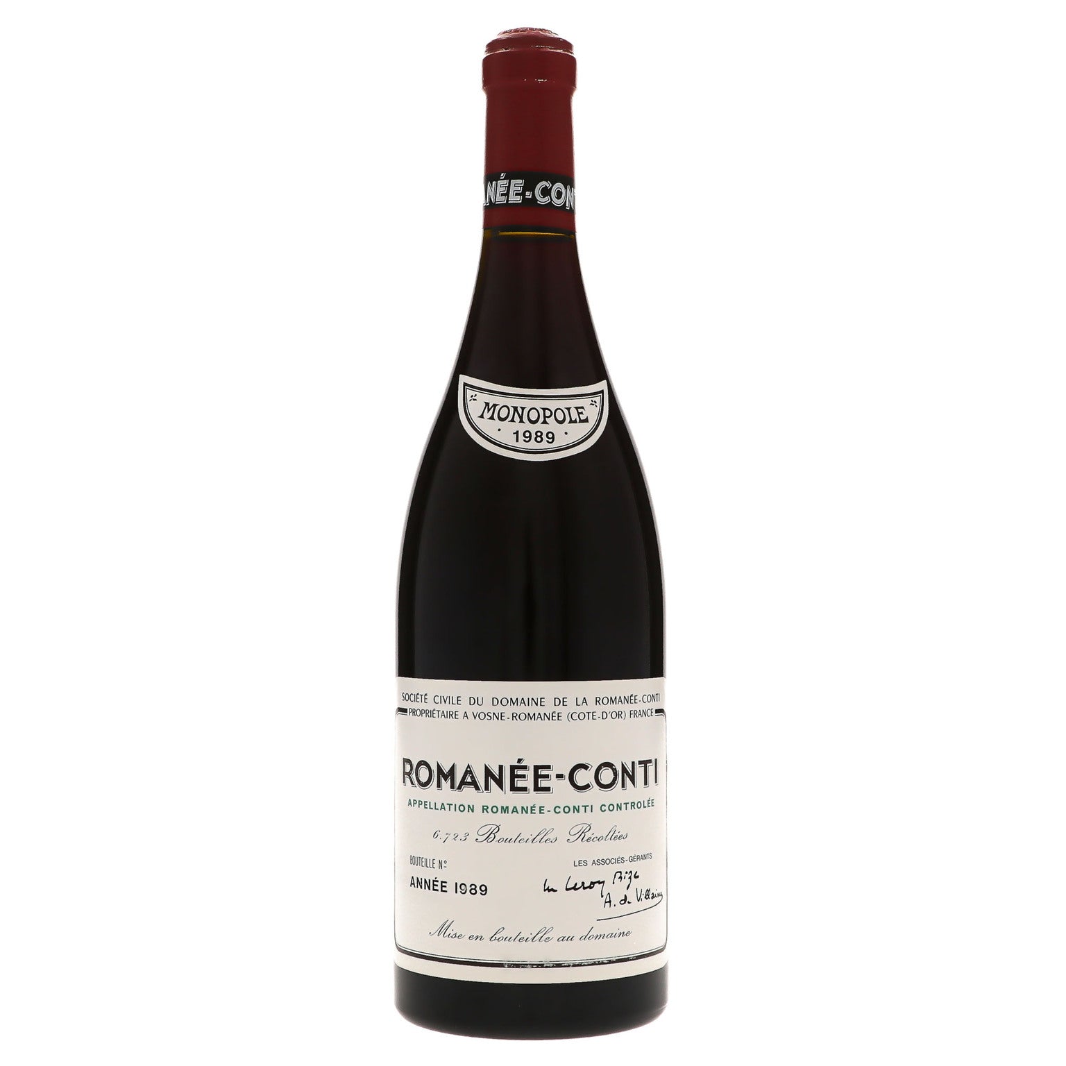 1989 Domaine de la Romanee-Conti, Romanee-Conti Grand Cru – Thatcher's Wine