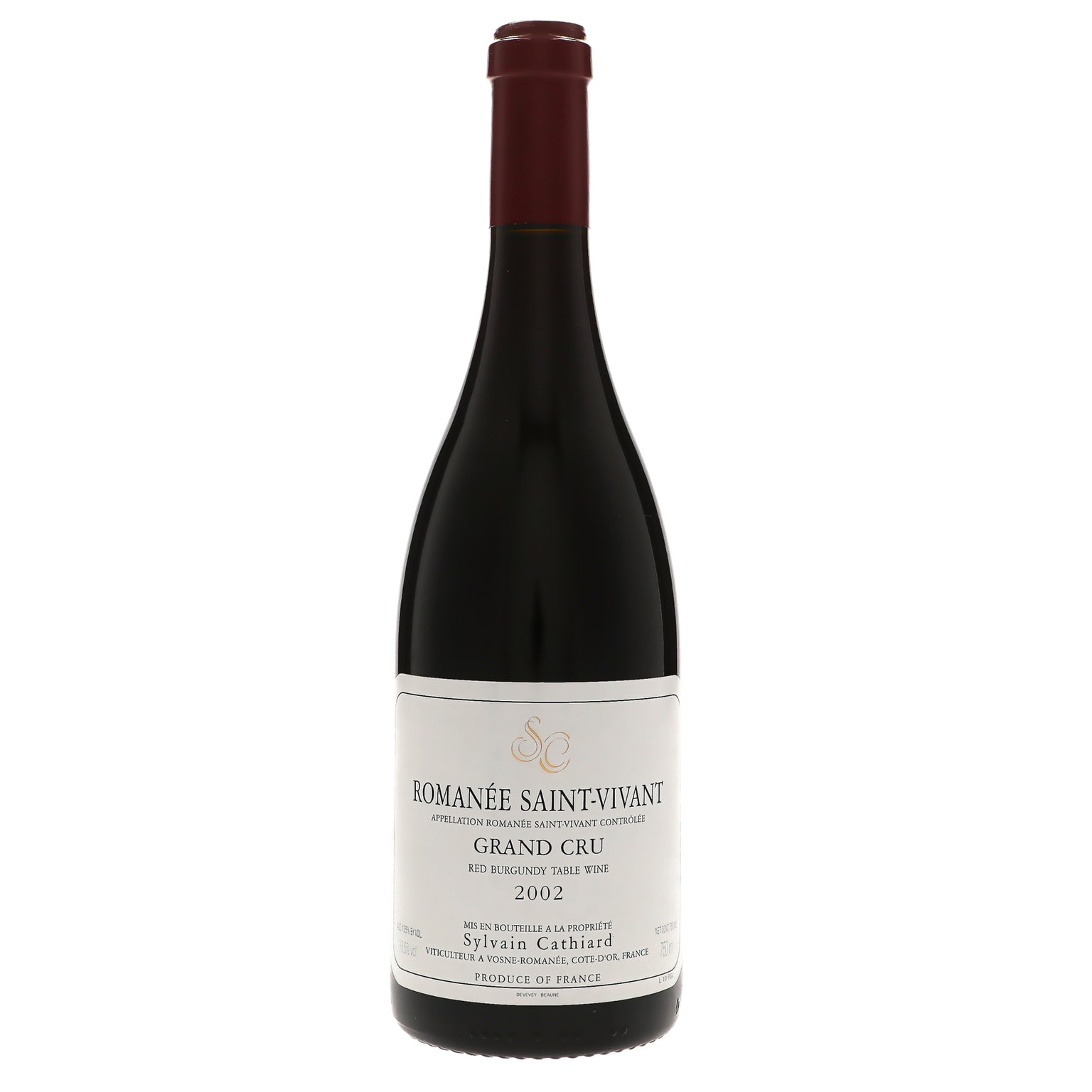 2002 Domaine Sylvain Cathiard, Romanee-Saint-Vivant Grand Cru ...