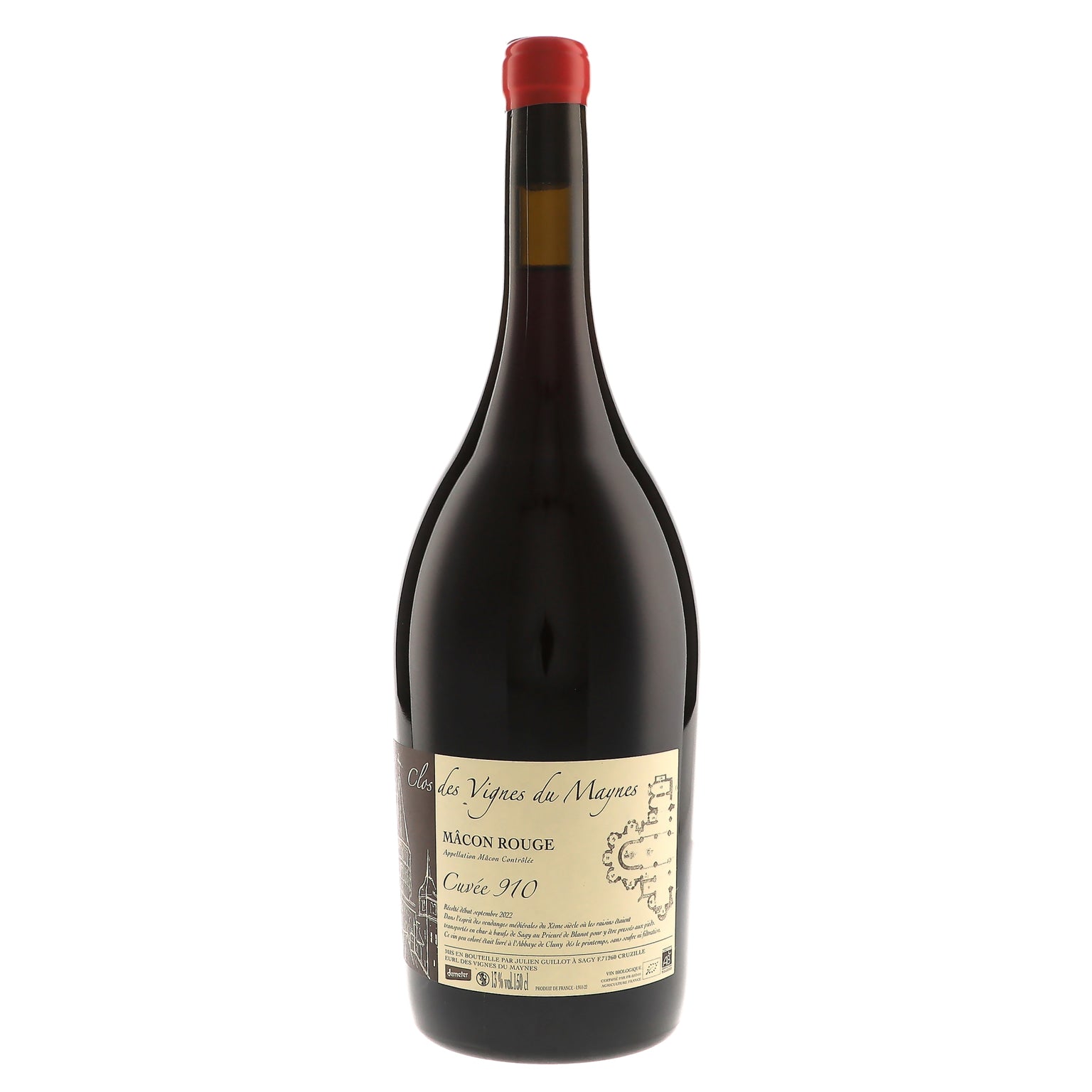 2022 Julien Guillot (Vignes du Maynes), Macon, Rouge Cuvee 910 1.5L ...