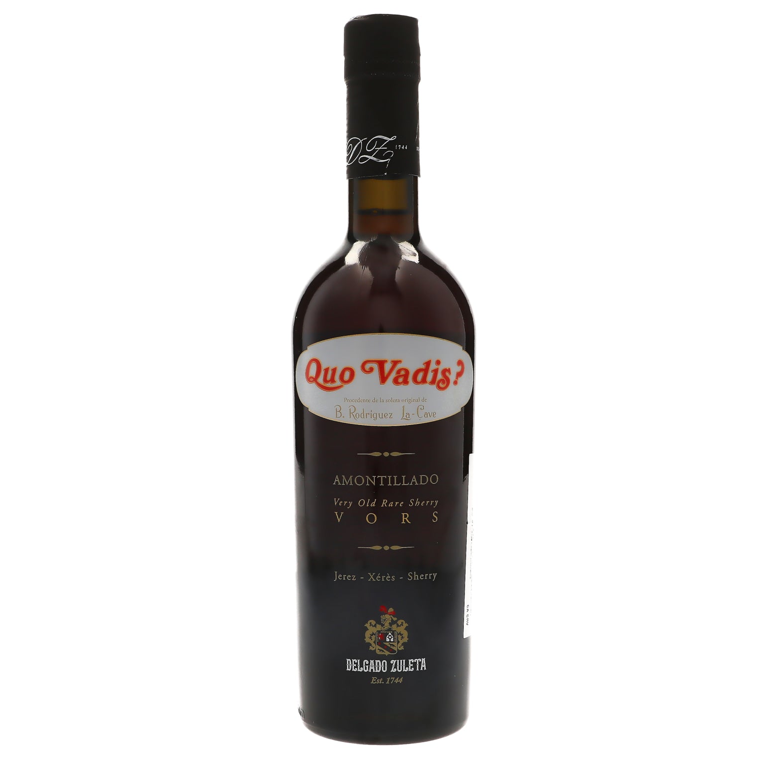 NV Delgado Zuleta, Quo Vadis? Amontillado Sherry 500ML – Thatcher's Wine