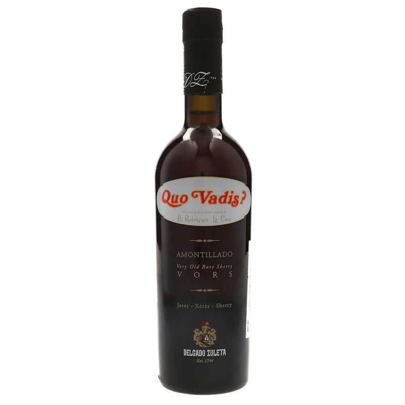 NV Delgado Zuleta, Quo Vadis? Amontillado Sherry 500ML – Thatcher's Wine