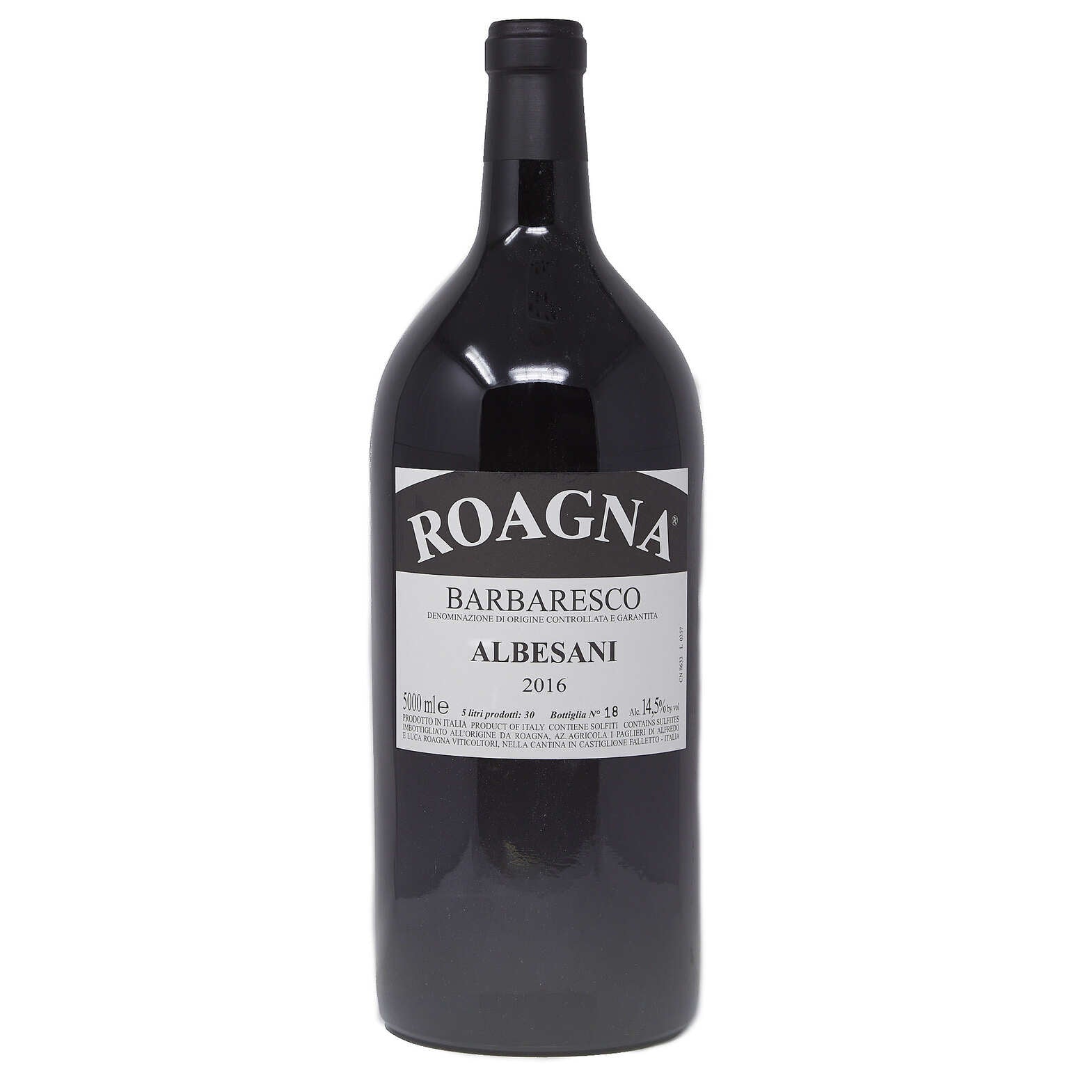 2016 Roagna, Barbaresco, Albesani 5L – Thatcher's Wine