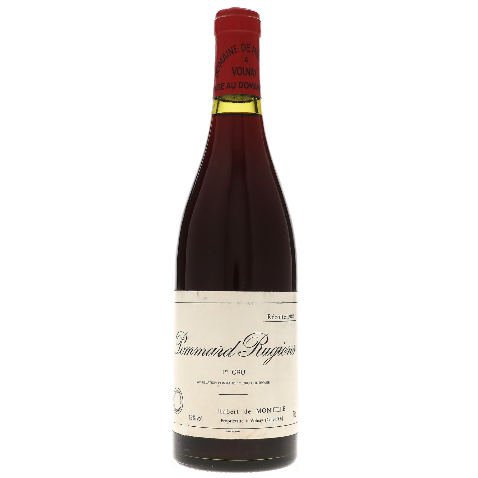 1986 Hubert de Montille, Pommard Premier Cru, Les Rugiens – Thatcher's Wine
