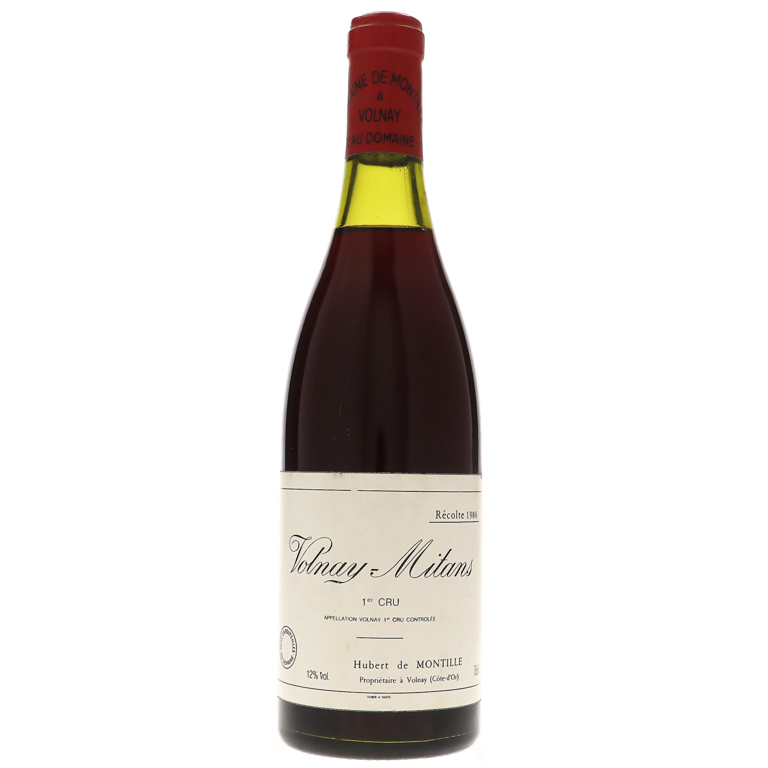 1986 Hubert de Montille, Volnay Premier Cru, Les Mitans – Thatcher's Wine
