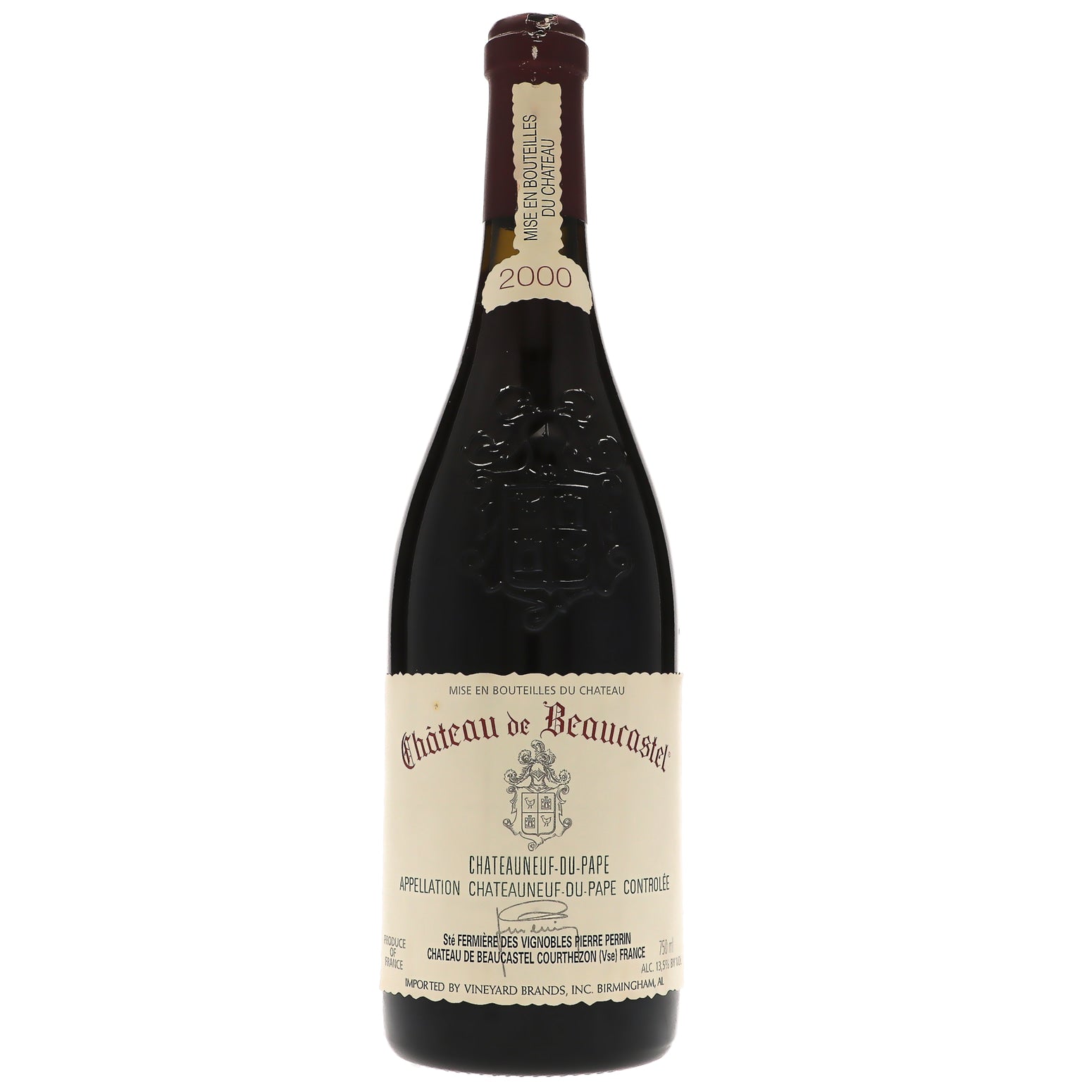 2000 Chateau de Beaucastel Rouge, Chateauneuf-du-Pape – Thatcher's Wine