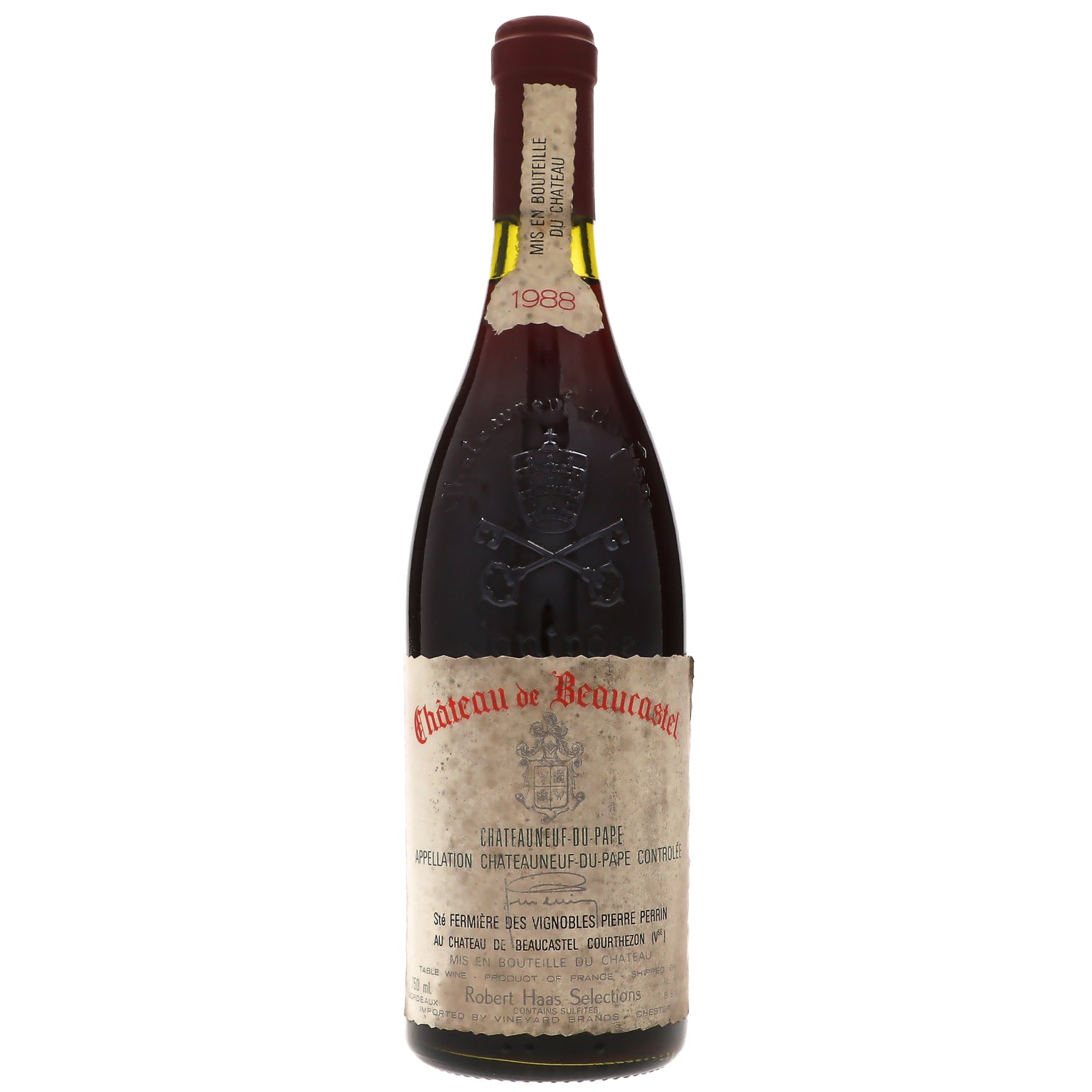 1988 Chateau de Beaucastel Rouge, Chateauneuf-du-Pape – Thatcher's Wine