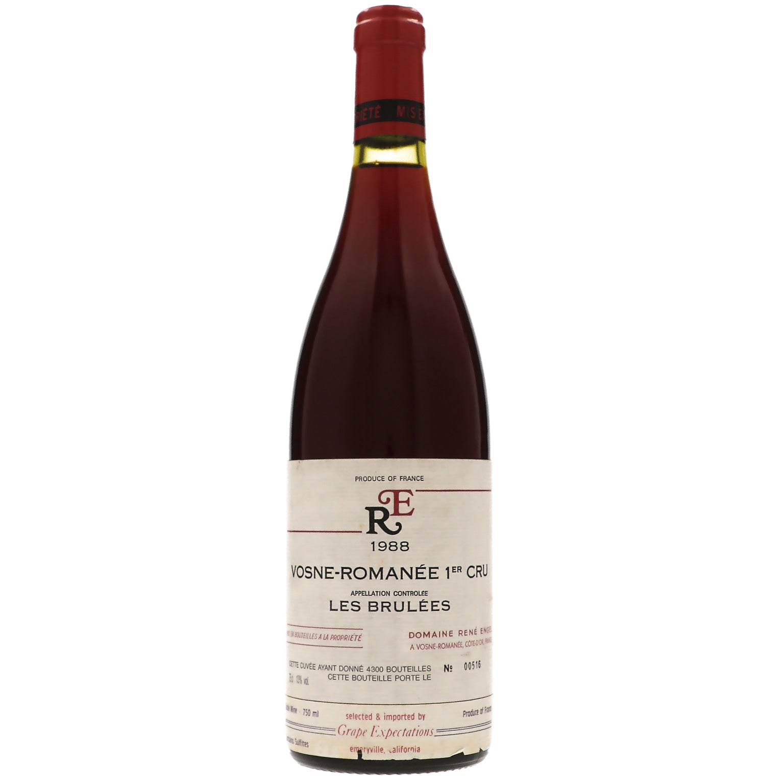 1988 Domaine Rene Engel, Vosne-Romanee Premier Cru, Aux Brulees ...