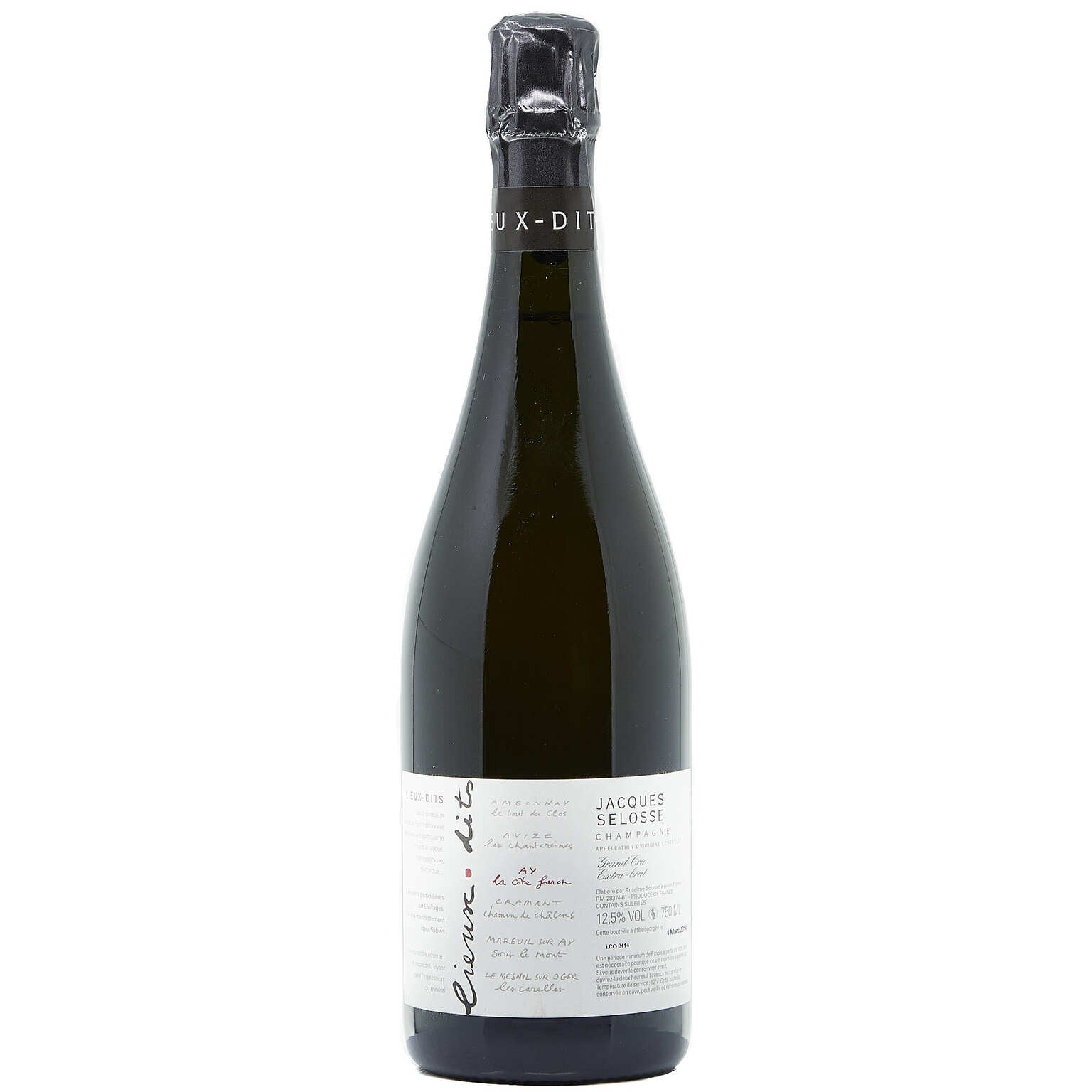 NV Jacques Selosse, Lieux Dits Cote Faron Extra Brut Grand Cru (Disgor ...