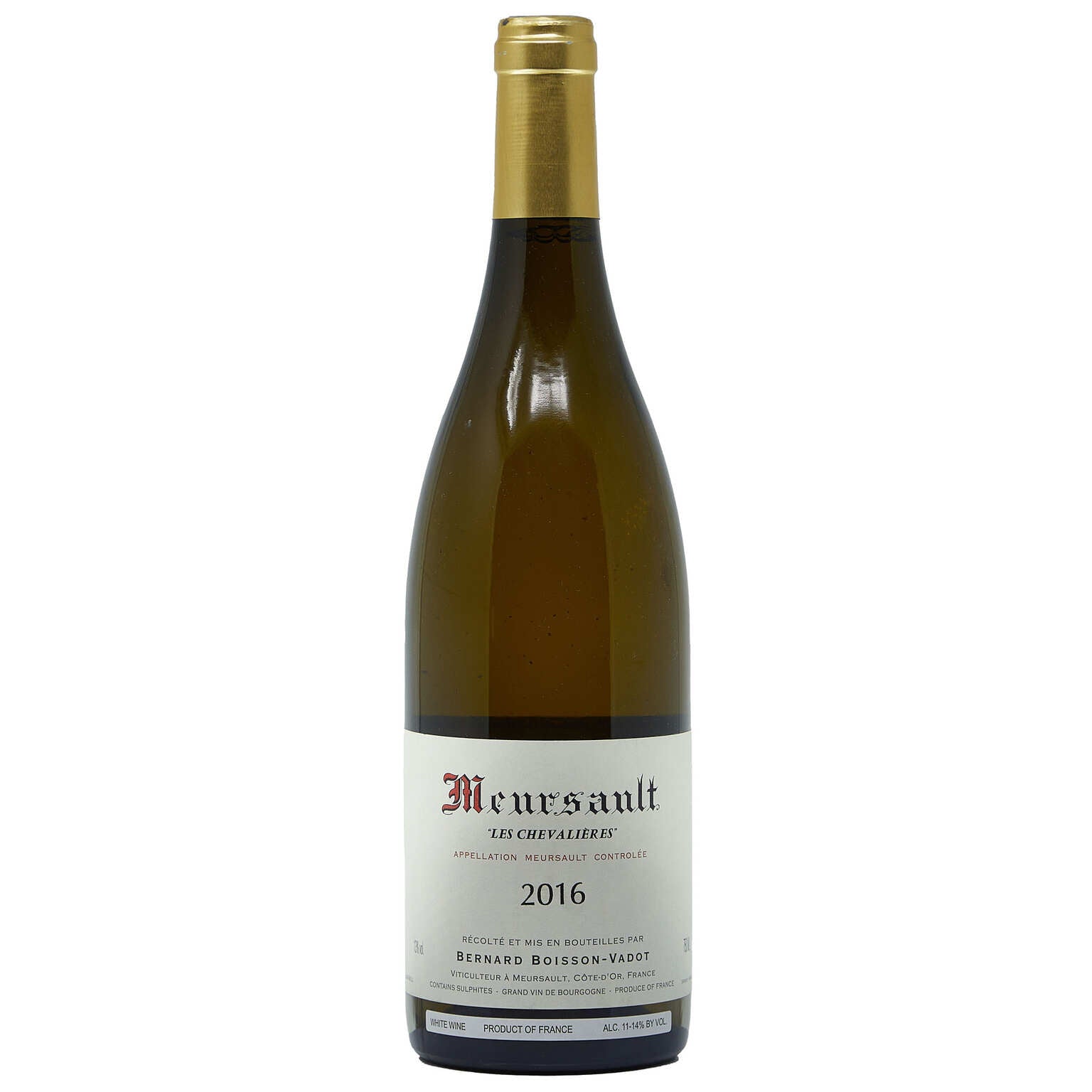 2016 Bernard Boisson-Vadot, Meursault, Les Chevalieres – Thatcher's Wine