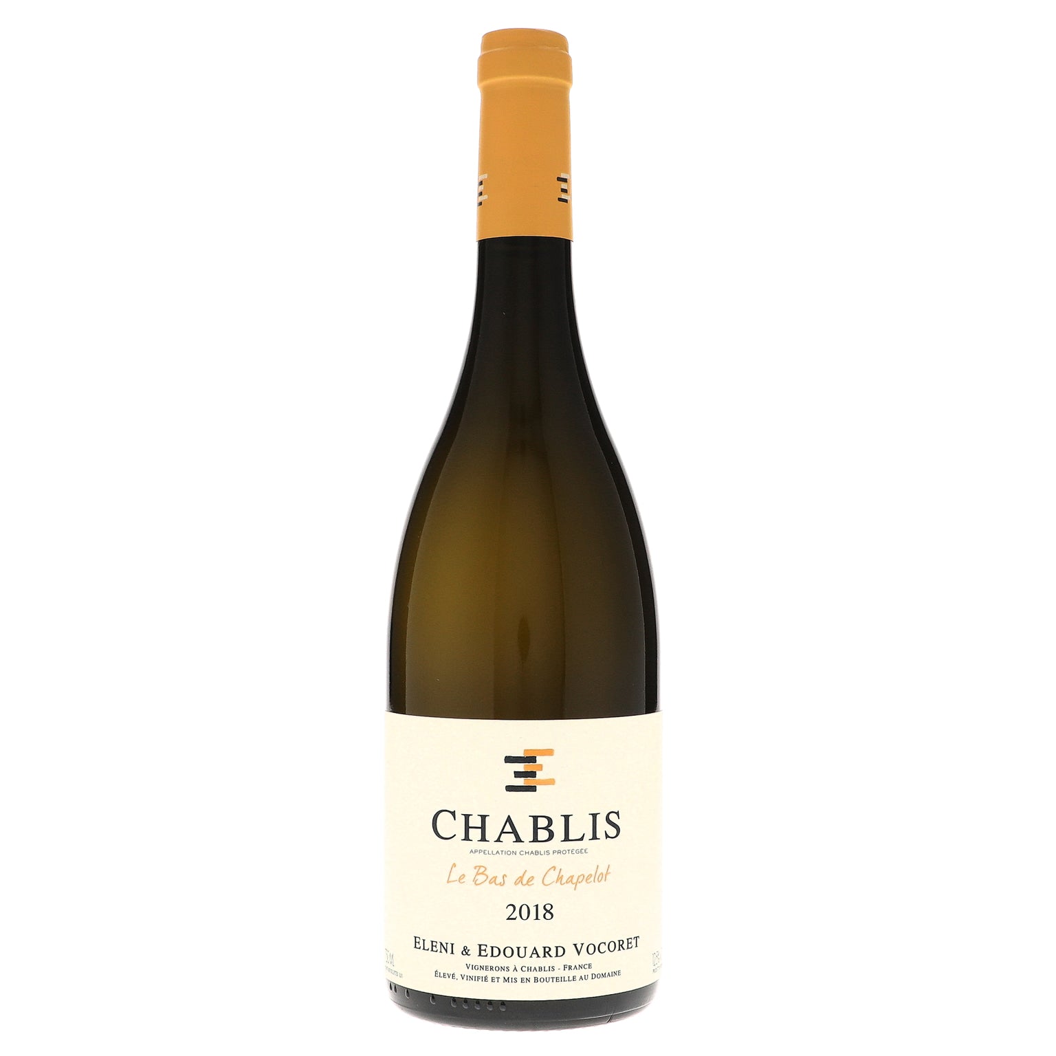 2018 Eleni & Edouard Vocoret, Chablis, Le Bas de Chapelot – Thatcher's Wine