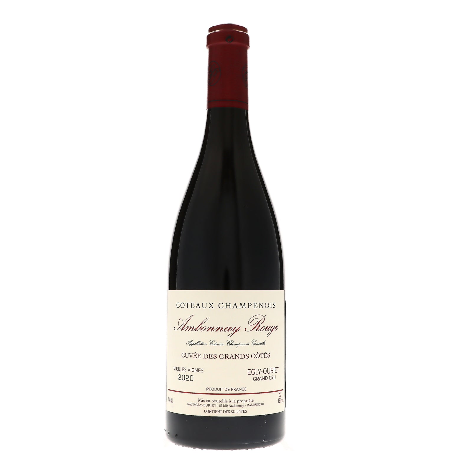2020 Egly-Ouriet, Ambonnay Rouge Cuvee des Grands Cotes, Coteaux Champ ...