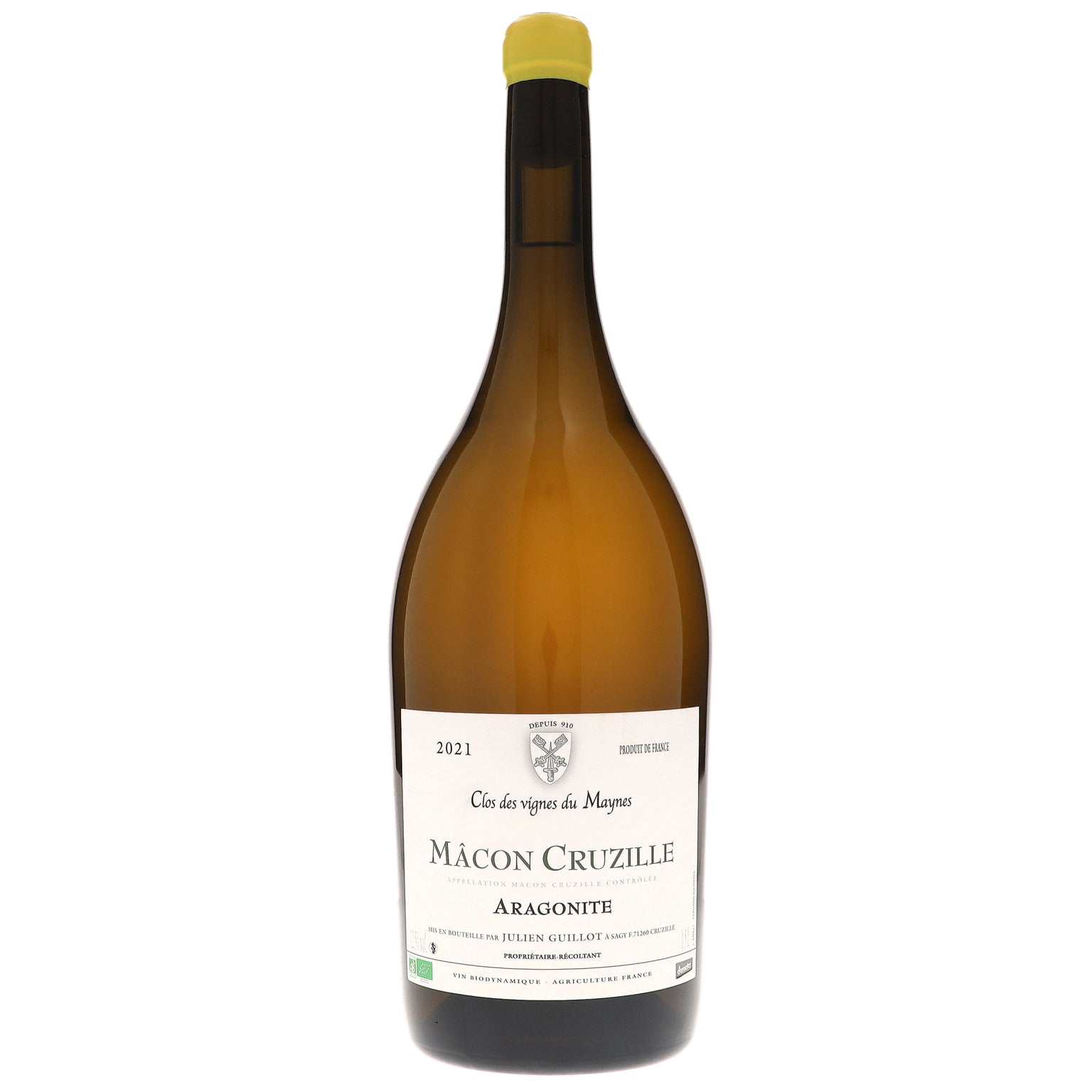 2021 Julien Guillot (Vignes du Maynes), Macon, Cruzille Aragonite 1.5L ...