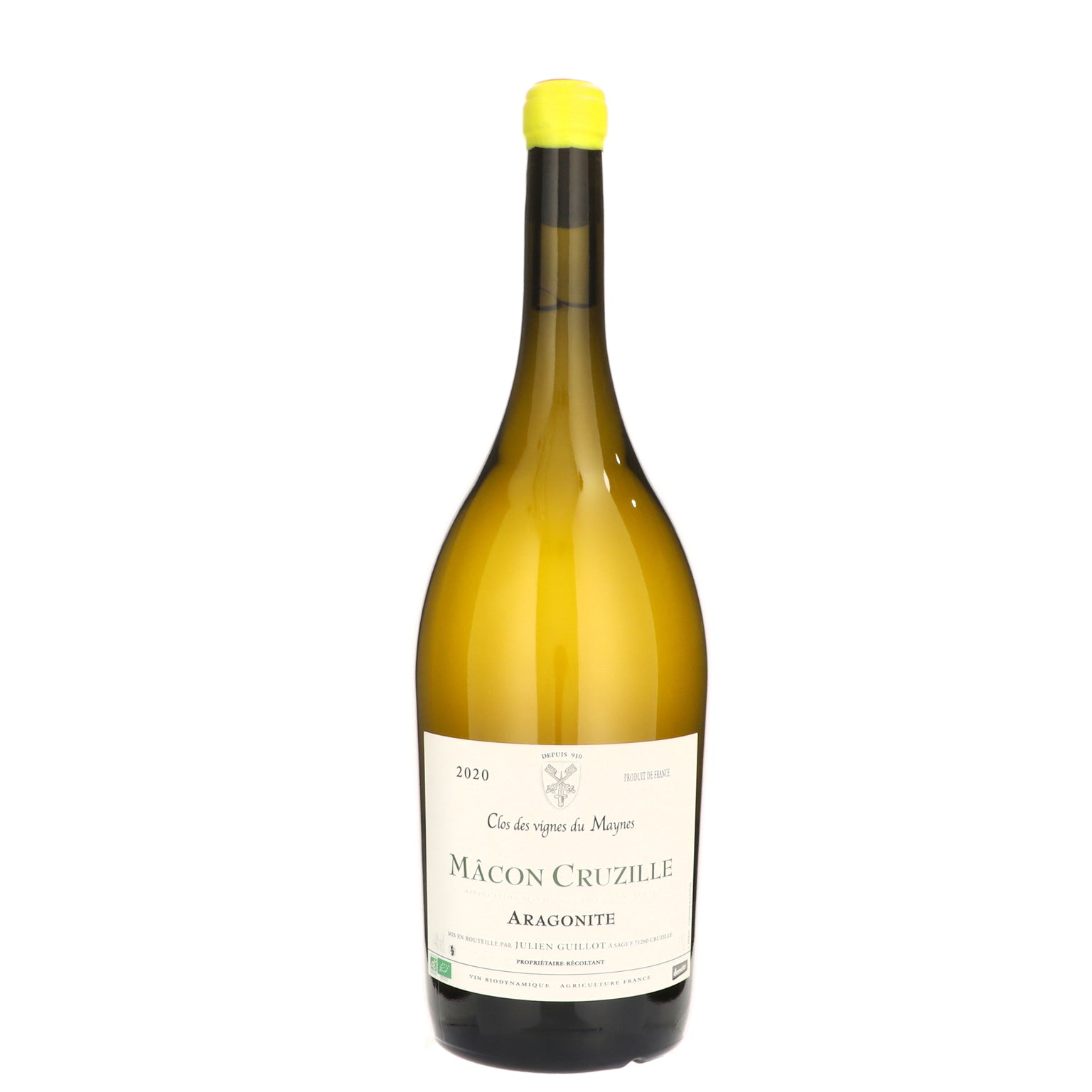 2020 Julien Guillot (Vignes du Maynes), Macon, Cruzille Aragonite 1.5L ...