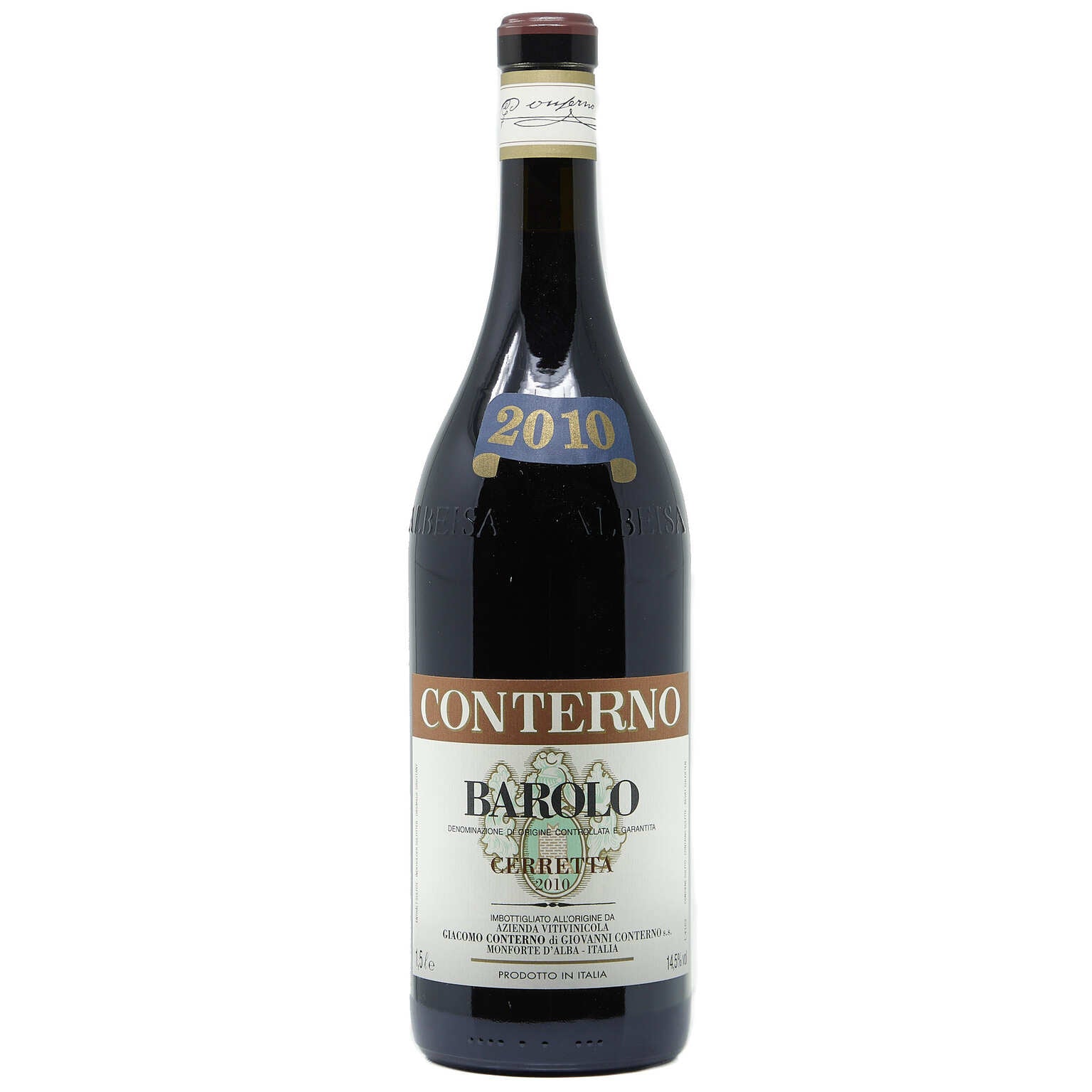 2010 Giacomo Conterno, Barolo, Cerretta 1.5L – Thatcher's Wine